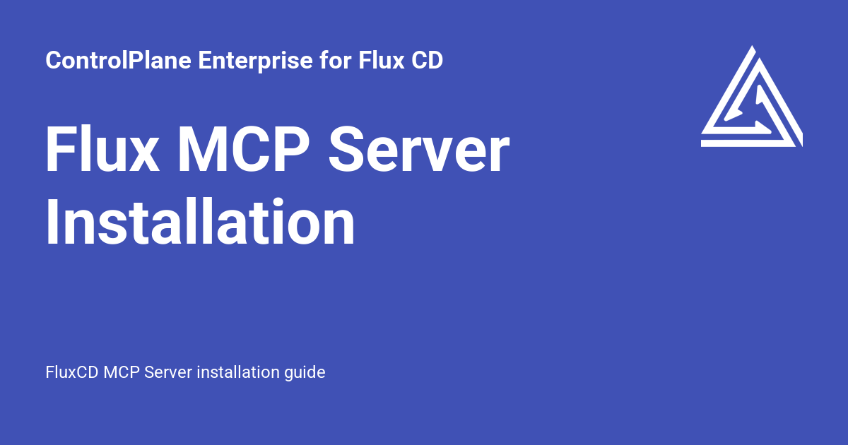 Flux MCP Server Installation - ControlPlane Enterprise for Flux CD